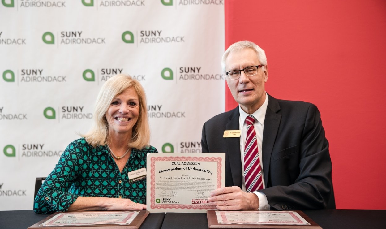 SUNY Adirondack, SUNY Plattsburgh announce dual admissions | SUNY Adirondack